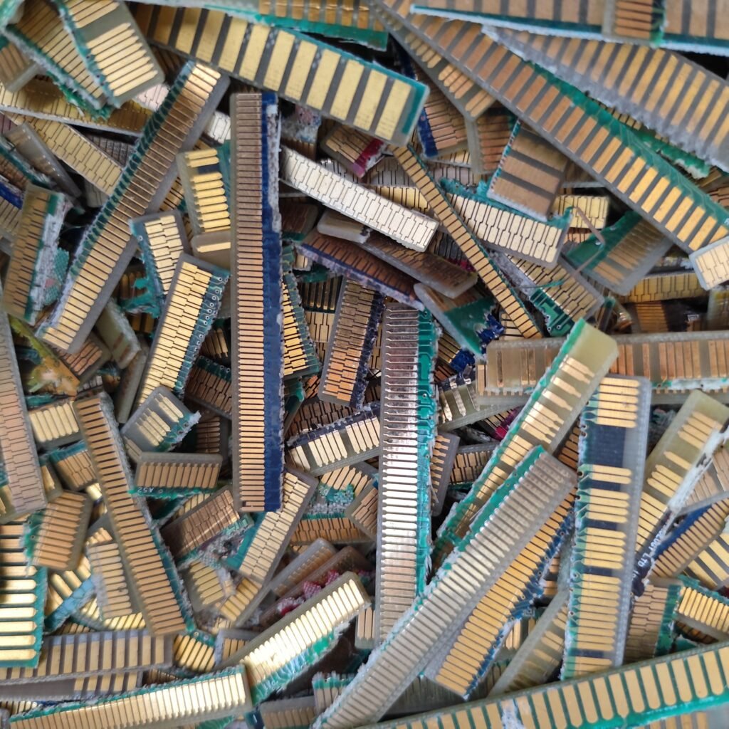 Gold Plated Fingers (50 grams) for Scrap Gold Recovery